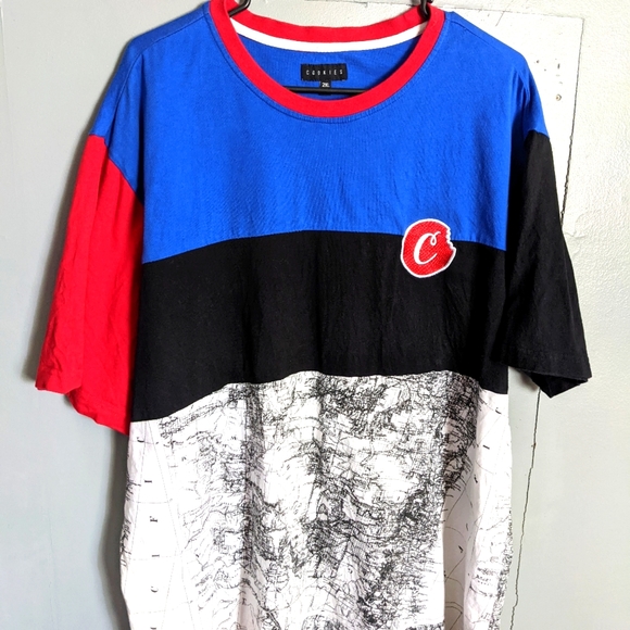 Cookies | Shirts | Rare Cookies 983 American Roadmap Print Multicolor ...